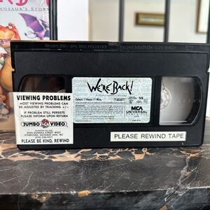 Universal Studio | Media | Were Back A Dinosaurs Story Vhs Tape Movie ...